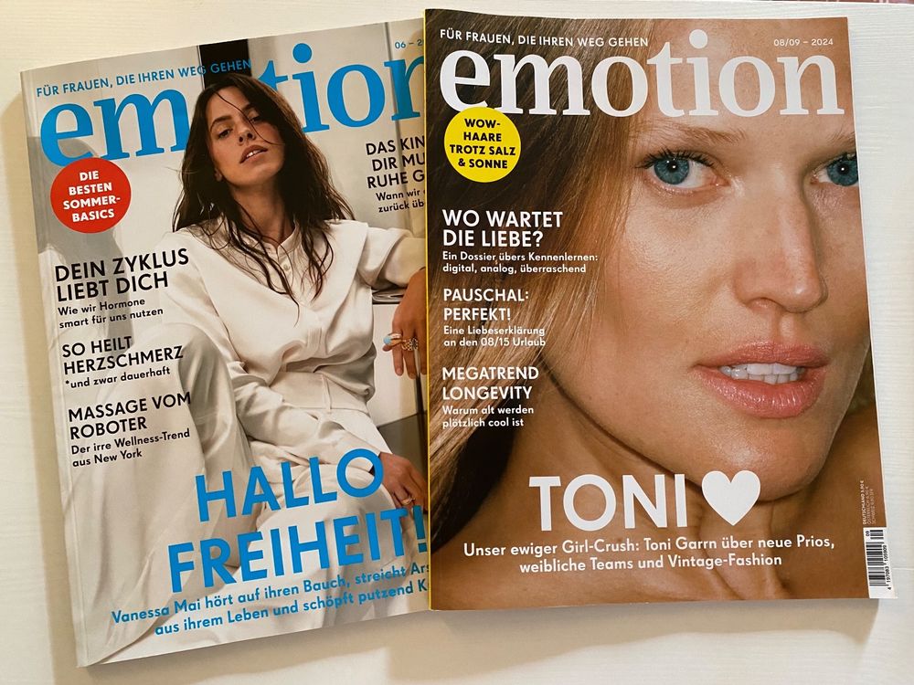 Emotion Magazine Juni/ August 2024 Vanessa Mai inkl. Versand | Kaufen auf Ricardo