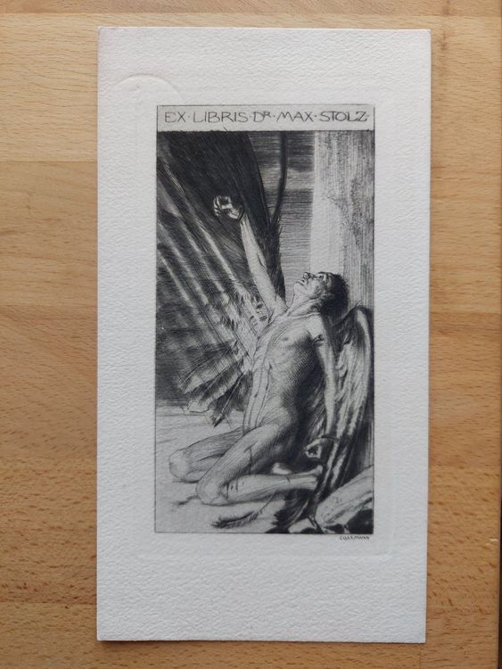 Exlibris Alfred Cossmann - Original Kupferstich | Kaufen auf Ricardo