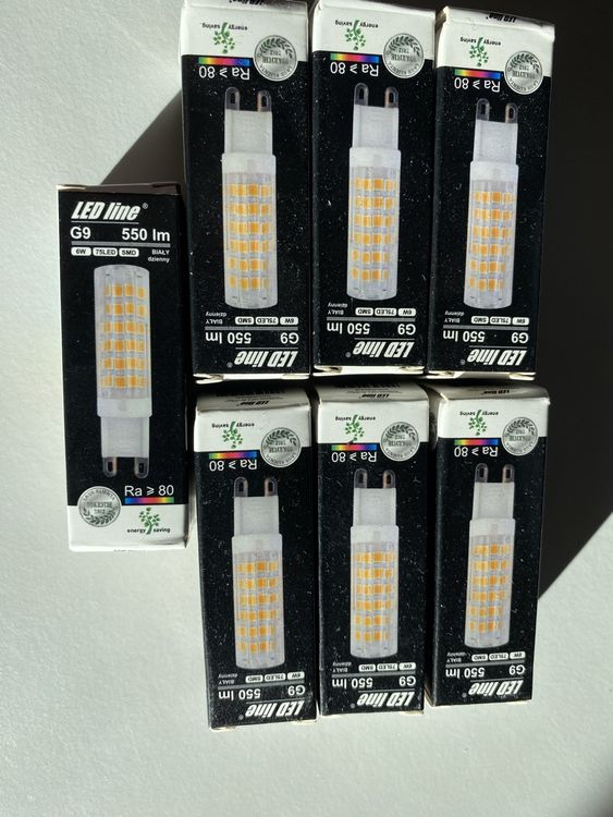 LED GU9 neutralweiss 6 Watt 4500K ( 7 Stück ) (Neu und originalverpackt ...