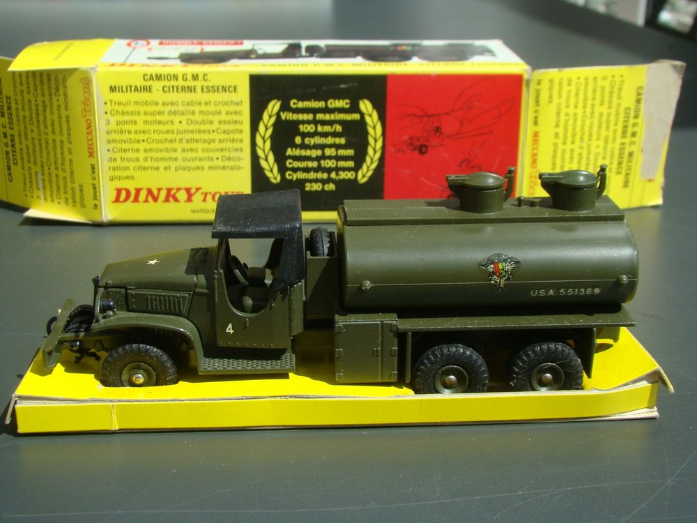 Dinky 823 Camion GMC millitaire citerne essence ovp 1:43 rar (Gebraucht ...