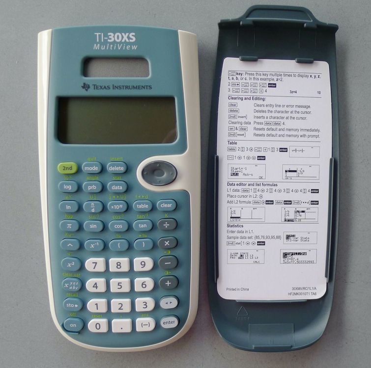 Texas Instrument TI-30XS MultiView (Gebraucht) in Baden für CHF 2 – mit ...