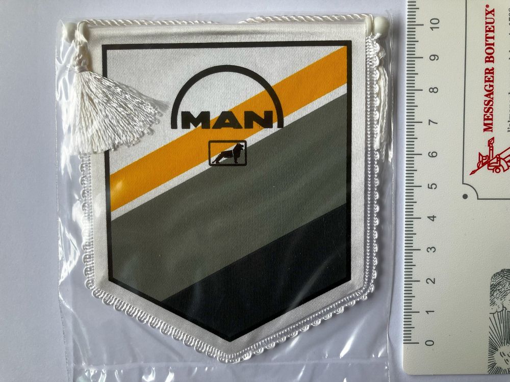 Vintage Fanion/Wimpel MAN Truck & Bus (Neu und originalverpackt) in ...