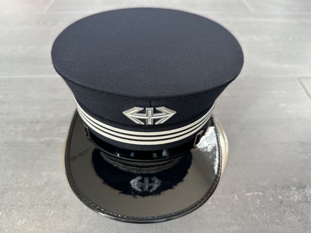 SBB BAHN UNIFORM HUT MÜTZE KONDUKTEUR GRÖSSE 56, NEUWERTIG (Gebraucht ...