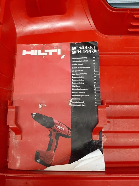 Hilti Akkuschrauber SF 144A (Gebraucht) in Wetzikon ZH für CHF 62 – nur Abholung auf Ricardo kaufen