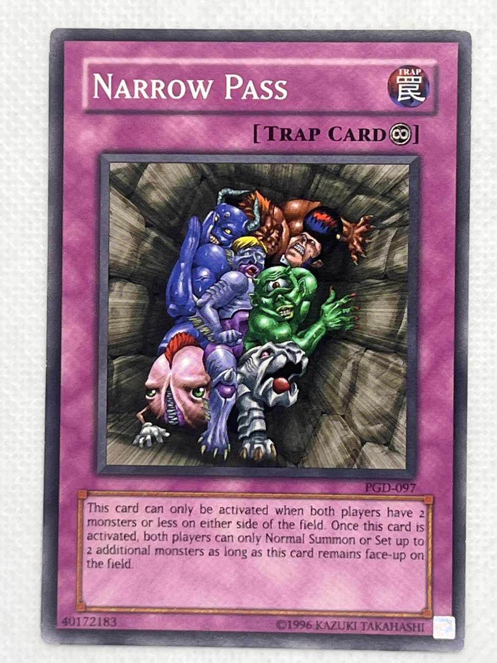 Yu-Gi-Oh! Karte - Narrow Pass - Trap Card - Selten (Gebraucht) in ...