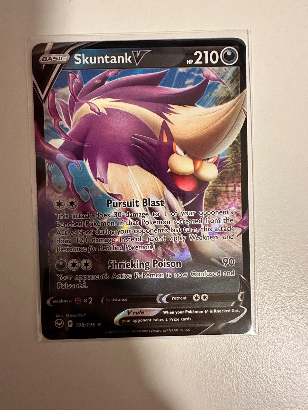 Skuntank V Pokemon Karte SWSH12 108/195 (Neu (gemäss Beschreibung)) in ...