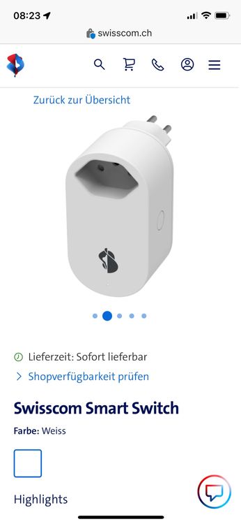 Swisscom Smart Switch weiss, 1 Set mit 3 Stk | Kaufen auf Ricardo