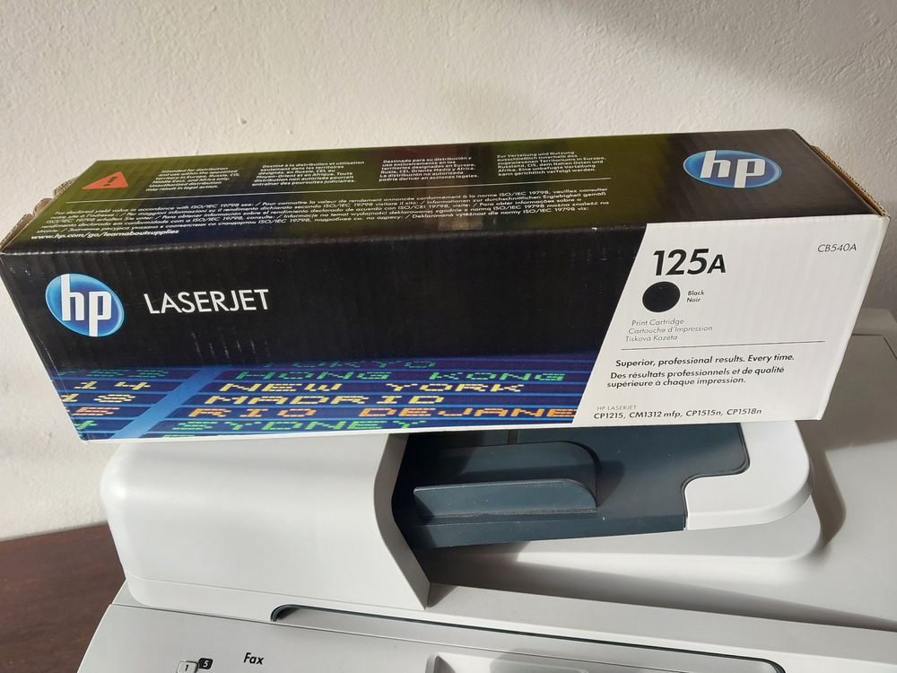 HP Colorlaserdrucker CM1312nfi MFP mit Ersatztoner HP 125A (Gebraucht ...