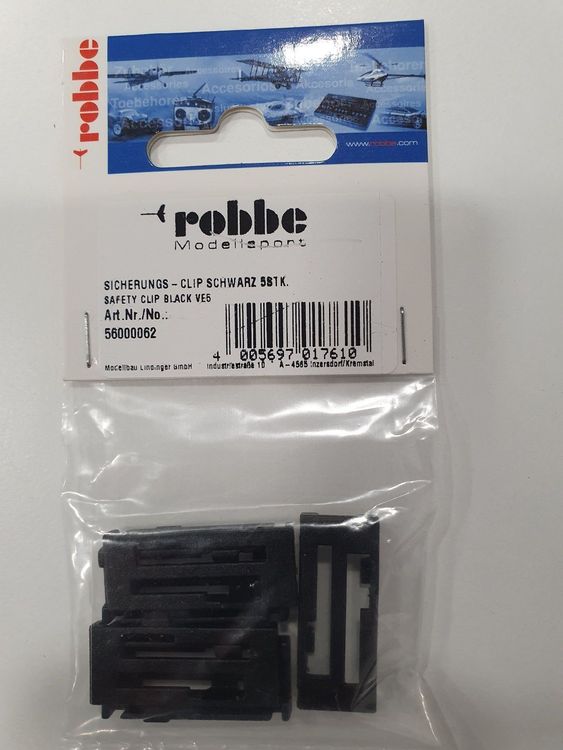 Robbe Sicherungs-Clip, schwarz, 56000062 | Kaufen auf Ricardo