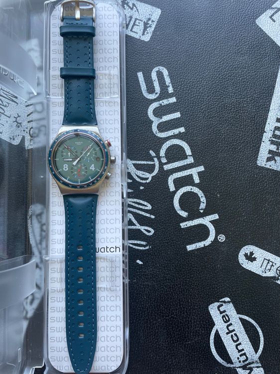 Swatch Uhr Irony New Chrono Nobro YVS406 (Neu und originalverpackt) in ...