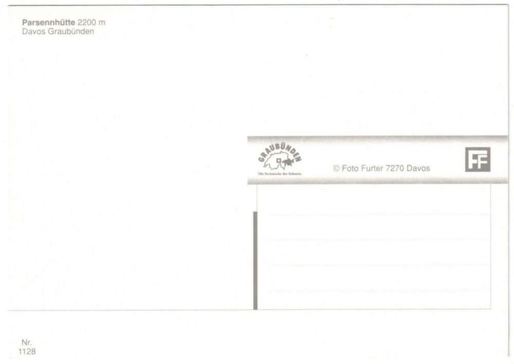 Davos - 5 Bild AK Parsennhütte (Gebraucht) in Binningen für CHF 1 – mit ...