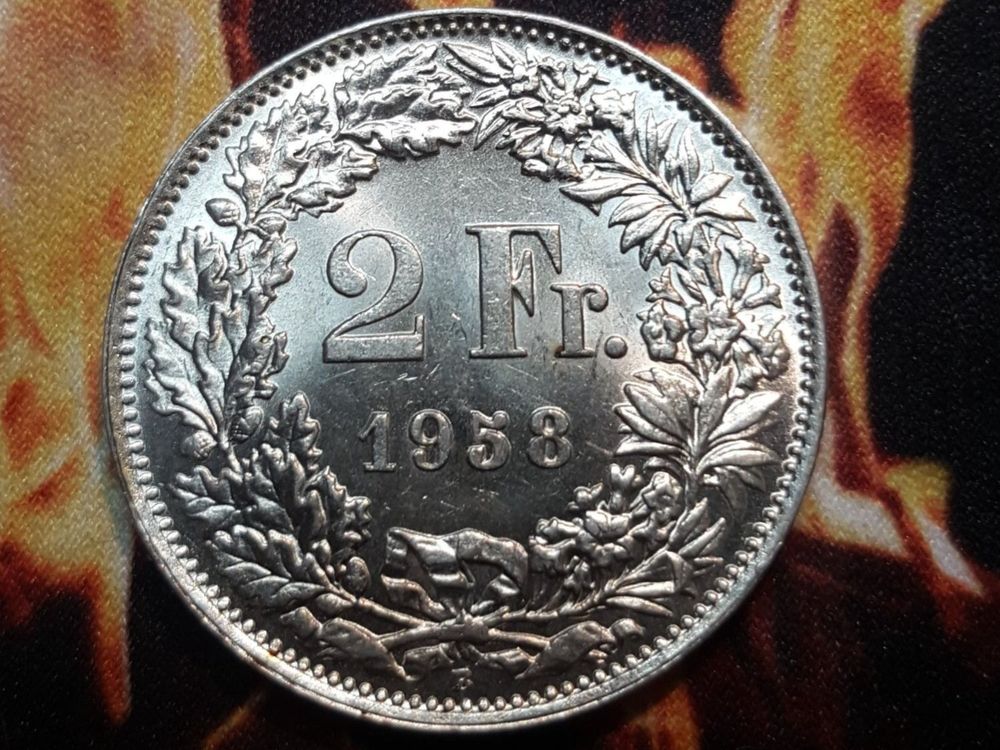 2 Franken 1958, Silber | Kaufen auf Ricardo