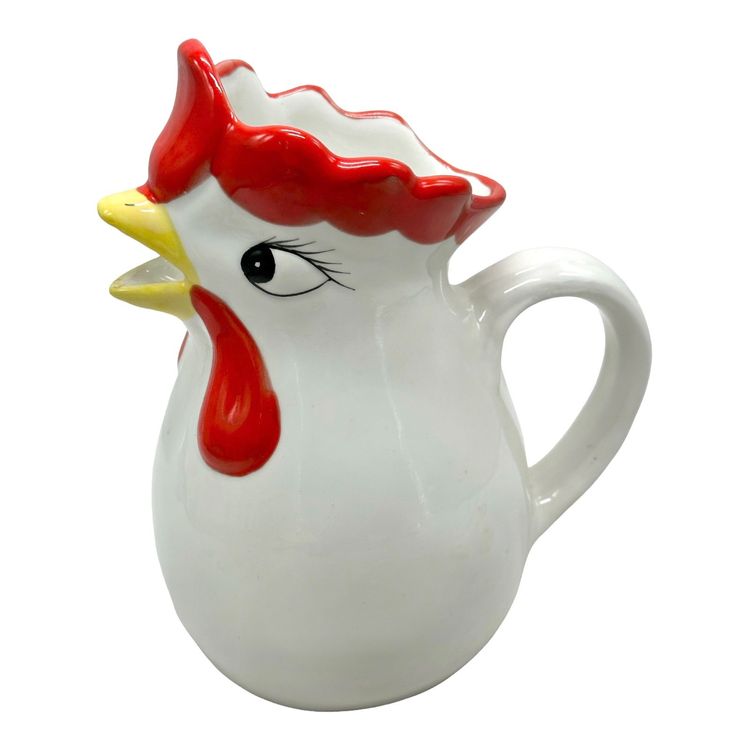 Ancien grand pichet coq en céramique Allemande (D'occasion) à Morges pour CHF 15 – avec ...