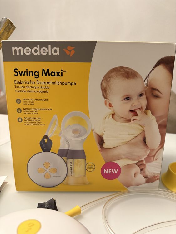 Medela Elektrische Doppelmilchpumpe Swing Maxi | Kaufen auf Ricardo