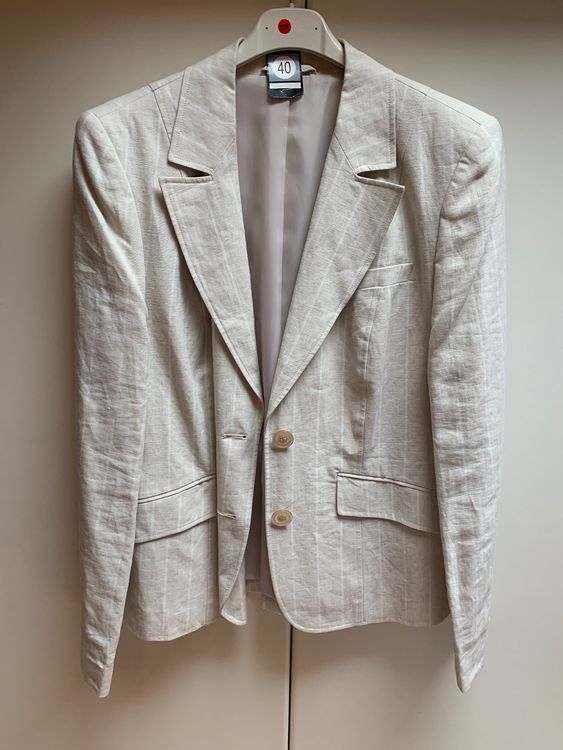 Leinenblazer einmal getragen Gr. 40 (Gebraucht) in Muzzano für CHF 4 – mit Lieferung auf Ricardo ...