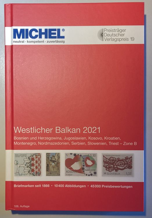 Michel Briefmarkenkatalog: Westlicher Balkan 2021 (Gebraucht) in Flawil ...