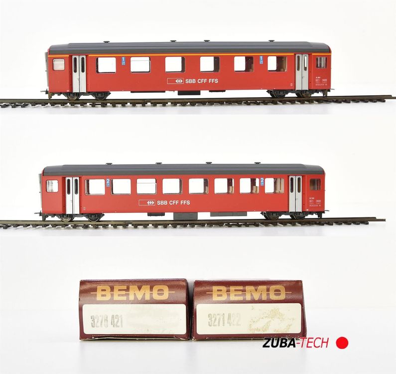 Bemo 2x Personenwagen der SBB H0m GS OVP | Kaufen auf Ricardo