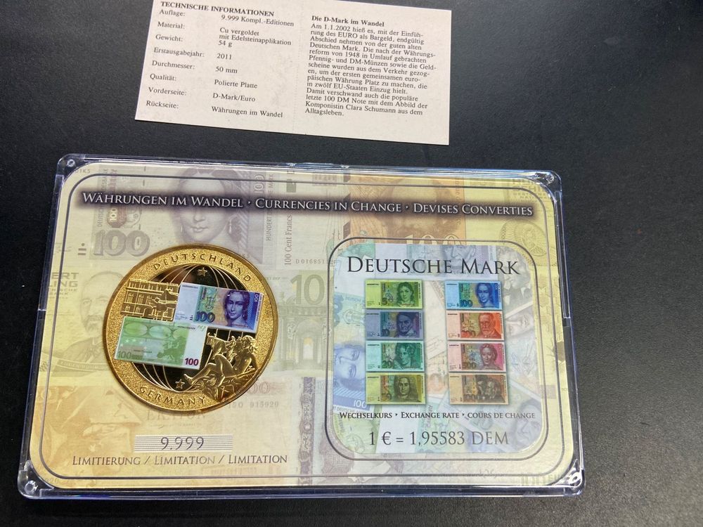 Die D-Mark im Wandel 2011 (Neu (gemäss Beschreibung)) in Herisau für ...