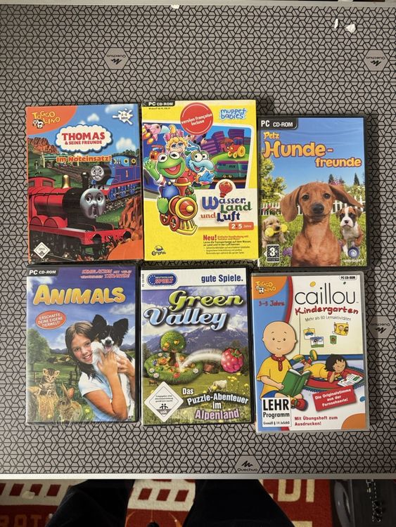 PC Spiele Sammlung für Kinder Lernspiele & Abenteuer Sealed (Neu ...