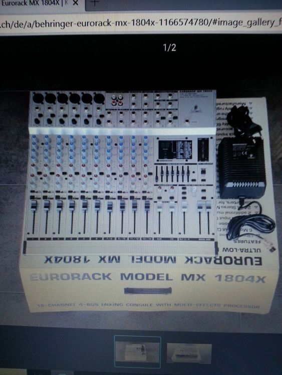 Behringer Eurorack MX1804X mit Koffer (Neu (gemäss Beschreibung)) in ...