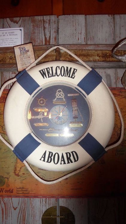 WELCOM ABOARD Rettungsring UHR (Gebraucht) in Sargans für CHF 13 – mit ...