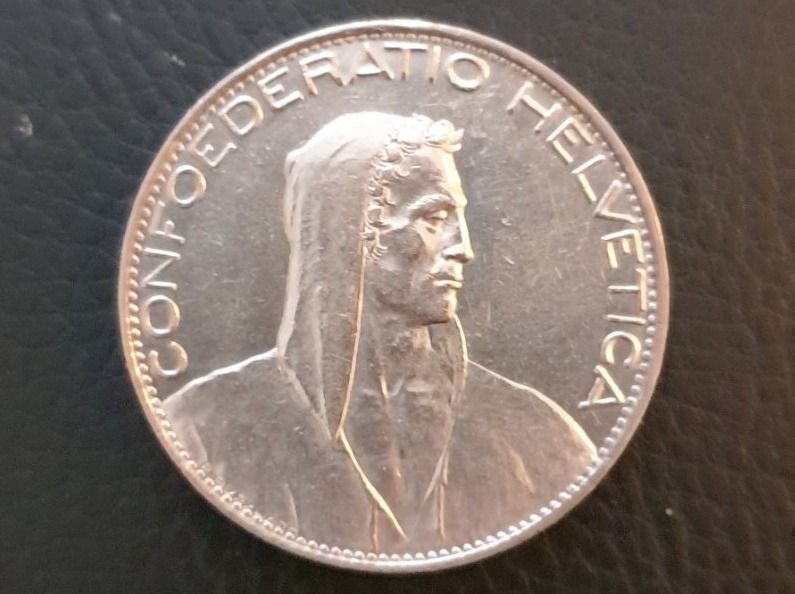 5 Franken 1926 vz-unz Silber (Gebraucht) in Biel/Bienne für CHF 195 – mit Lieferung auf Ricardo ...