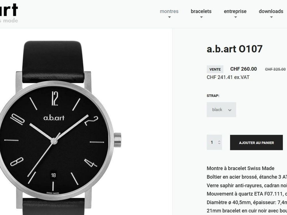 Montre / Uhr a.b.art (Gebraucht) in Sion für CHF 29 – mit Lieferung auf ...