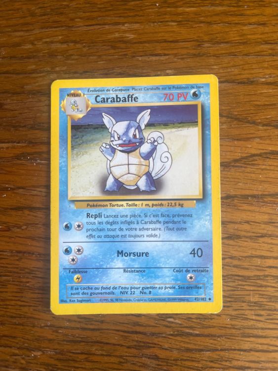 Carte Pokemon Carabaffe - FR | Kaufen auf Ricardo