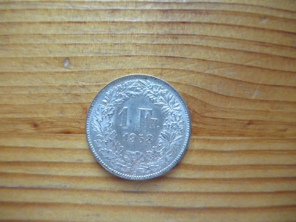 SILBERMÜNZEN 1 FRANKEN 1953 (Neu (gemäss Beschreibung)) in Moosseedorf für CHF 4.9 – mit ...