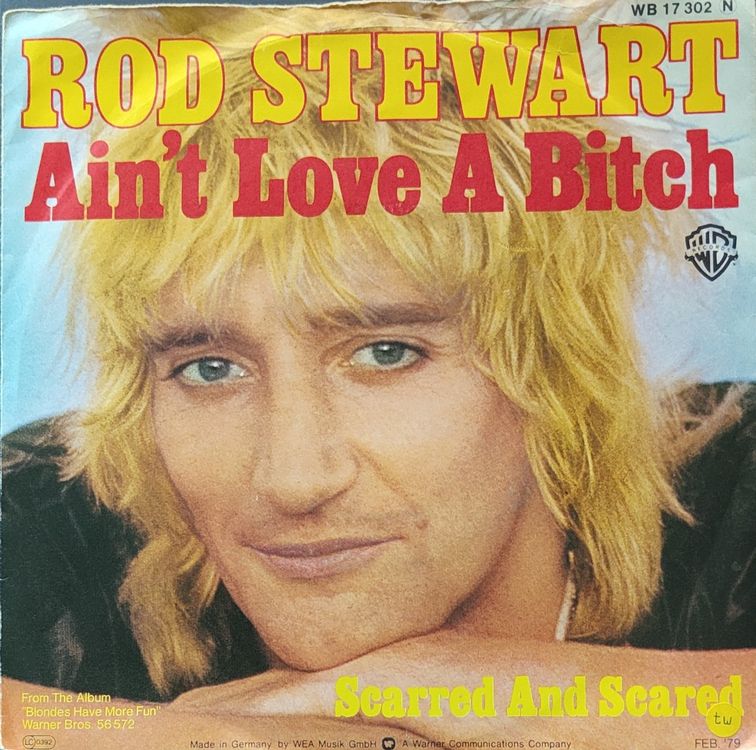 Vinyl-Single Rod Stewart - Ain't Love A Bitch | Kaufen auf Ricardo