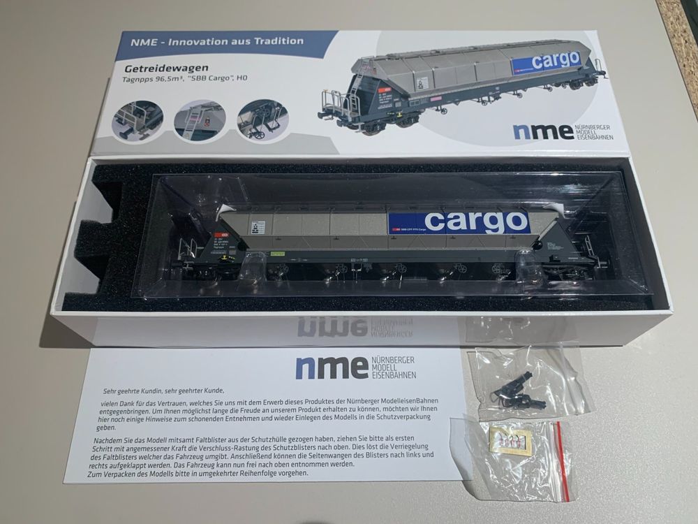 NME 510620 Getreidewagen SBB-Cargo, H0, DC, OVP, Top! (Neu und ...