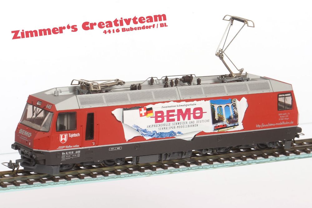 BEMO RhB Werbelok BEMO Ge 4/4 III, OVP 1259 115 (Gebraucht) in ...