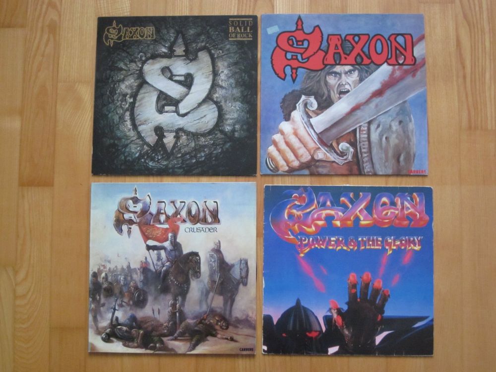 Saxon Vinyl Sammlung; 8 LPs, NWOBHM, Heavy Metal Biff Byford | Kaufen ...