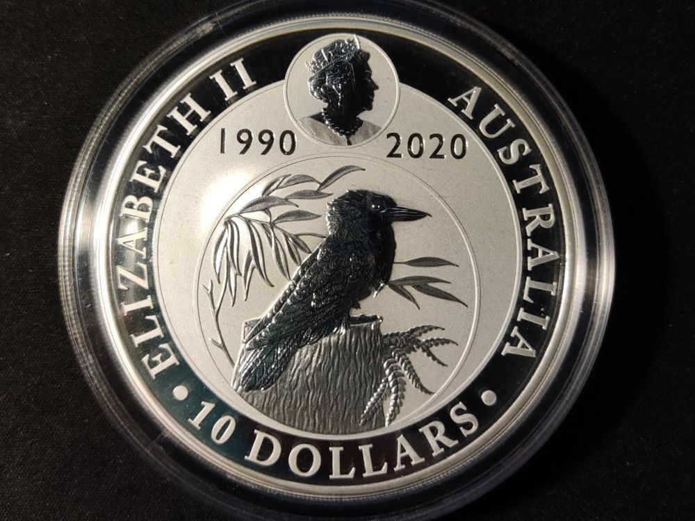 10 oz Silbermünze - Kookaburra - Perth Mint 2020 (Neu und ...