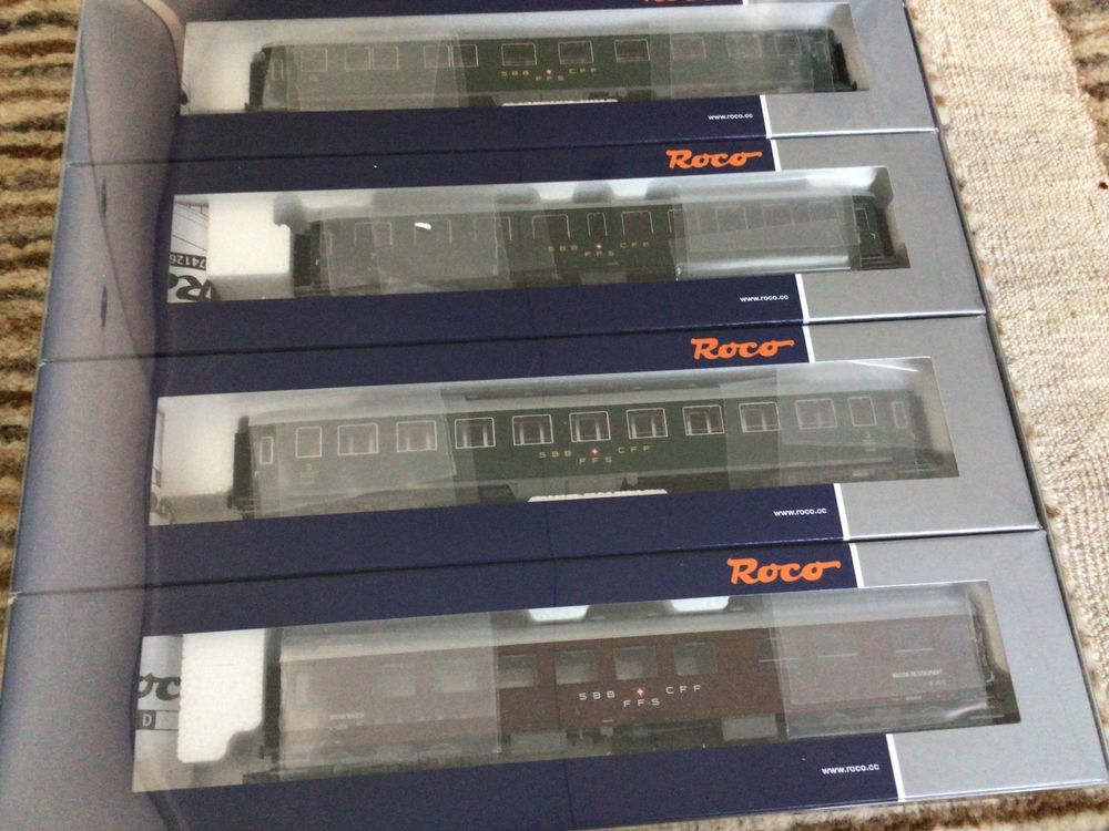 Roco 74126 SBB LS - Reisezugwagen-Set 4-teilig (Gebraucht) in Balgach ...