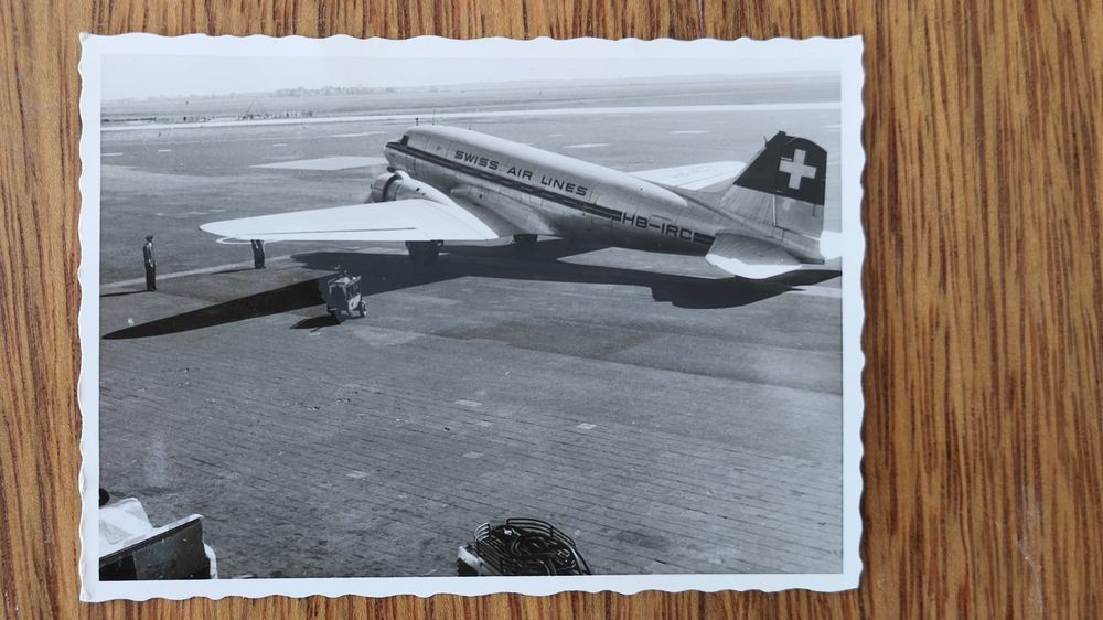 Anktikes Foto Swissair DC-3 (Gebraucht) in Aesch BL für CHF 8 – mit ...