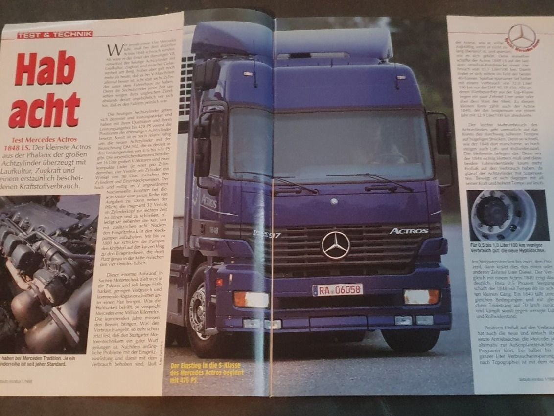 Lastauto Omnibus 1/98 Mercedes Actros 1843 Scania VW LT xx (Gebraucht ...