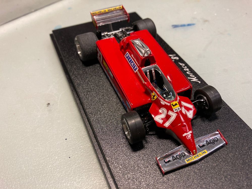 1/43 Tron Kit gebaut Ferrari 126CK Monaco 1981 Villeneneuve (Gebraucht) in Langendorf für CHF 88 ...