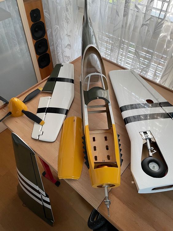 Voll-GFK Mustang P-51D Theatre LOV IV Bausatz FlyFly (Neu (gemäss ...