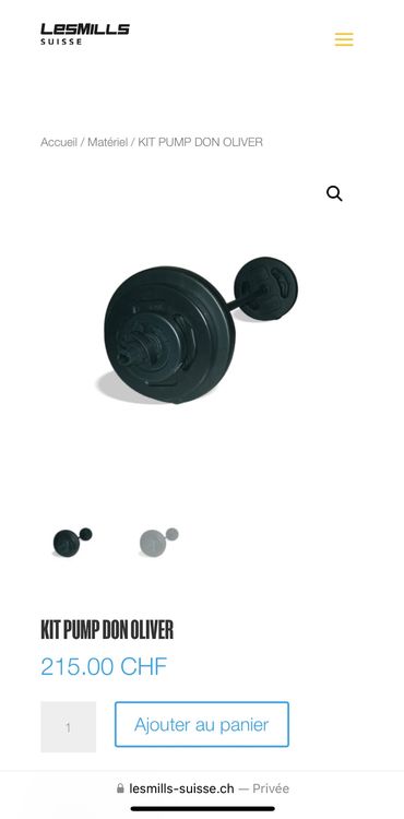 Les Mills, Kit Body Pump Don Oliver et poids supplémentaires | Kaufen ...