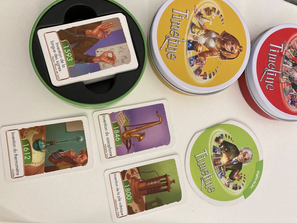 Jeu de société - Timeline - Asmodee - Classique - Inventions | Kaufen ...