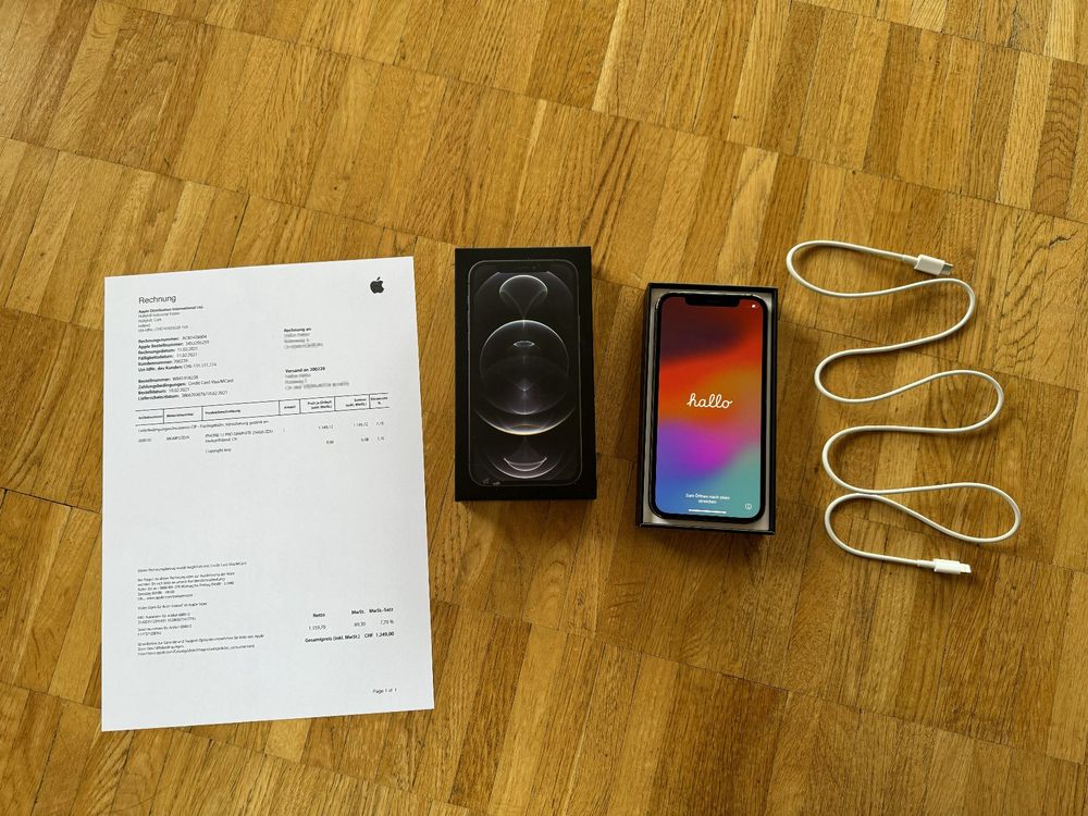 Apple iPhone 12 Pro 256GB Graphite OVP von privat (Gebraucht) in Steckborn für CHF 303 – mit ...