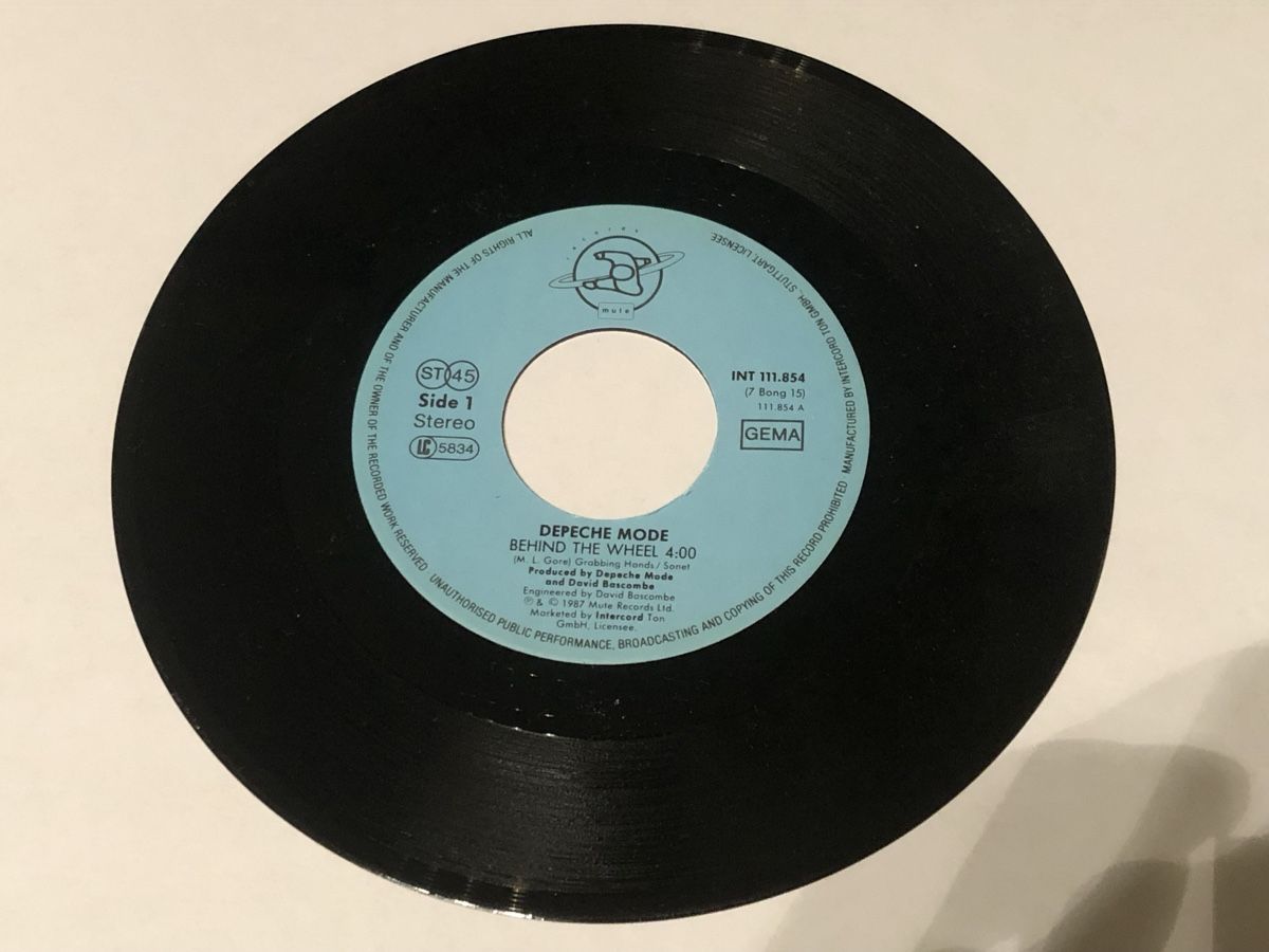 Depeche Mode. 1987. Behind The Wheel / Route 66 (Gebraucht) in ...