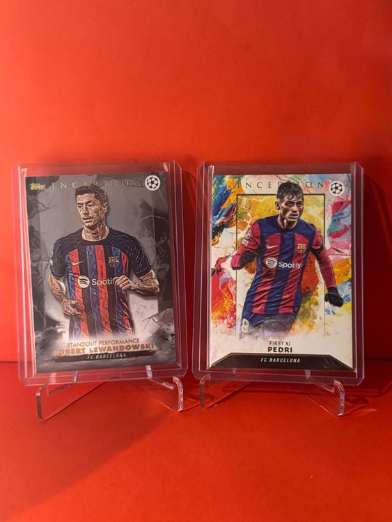Topps Inception - FC Barcelona - Lewandowski + Pedri (Gebraucht) in ...