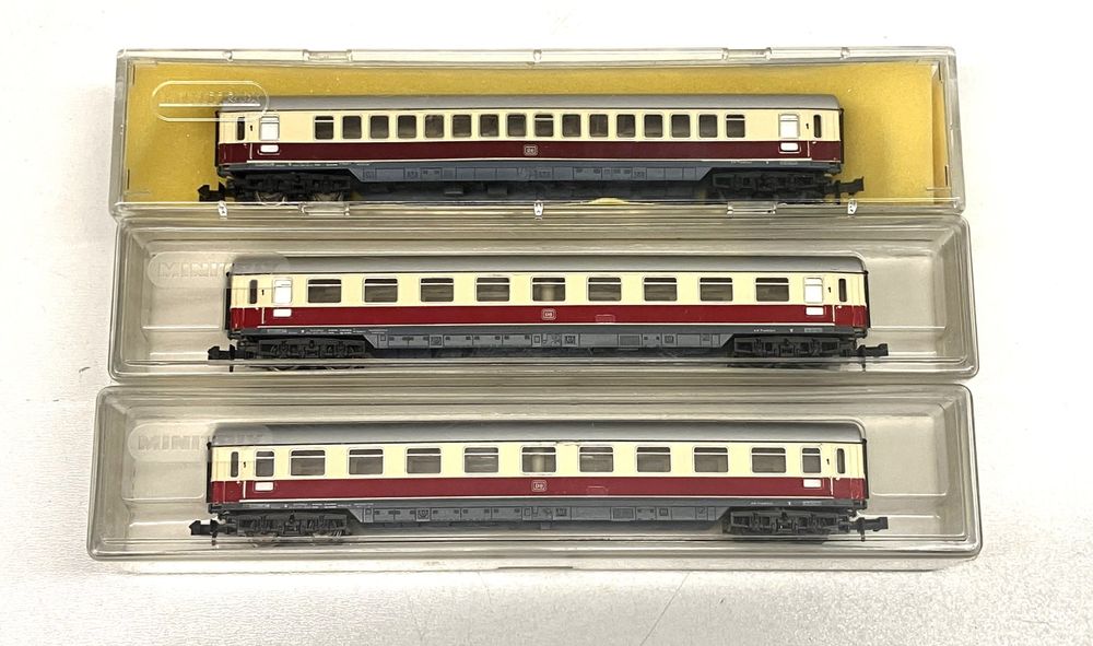 Minitrix 3015/3016 N: 3 Personenwagen DB 1. Klasse | Kaufen auf Ricardo