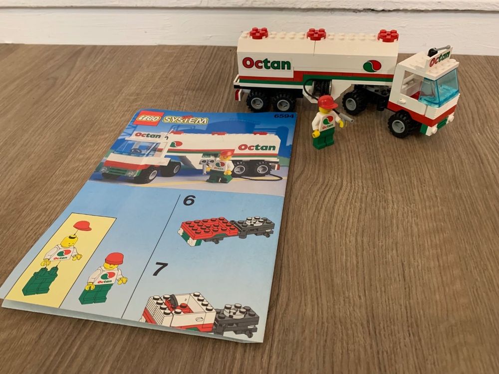 Vintage Lego 6594 Octan Tank Truck + Anleitung (Gebraucht) in ...
