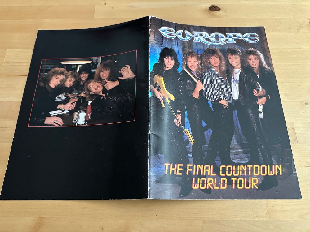 EUROPE The final countdown World Tour programme Kult rare (Gebraucht ...
