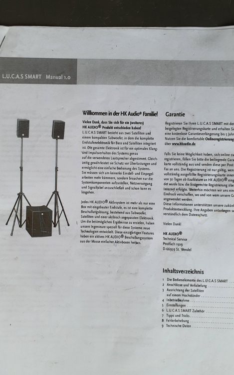 Lautsprecher-Anlage HK AUDIO LUCAS SMART | Kaufen auf Ricardo