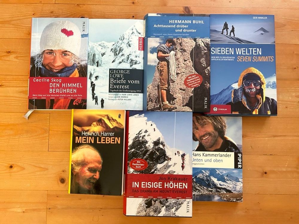 7 Bücher über Bergsteigen /Alpinismus (Gebraucht) in Himmelried für CHF ...