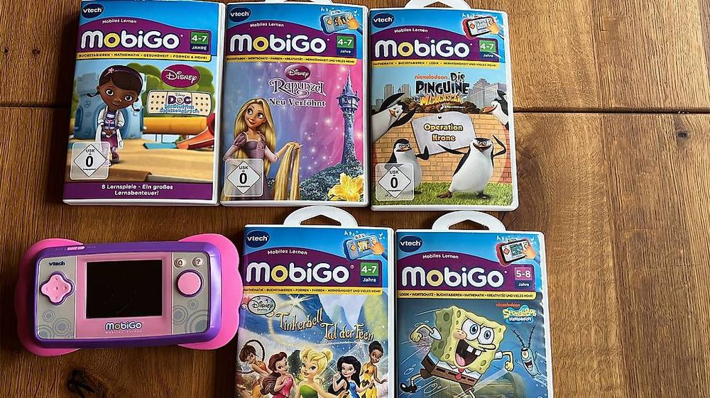 VTECH 80-115854 - MobiGo Lernkonsole TFT-Touch Display pink (Gebraucht ...